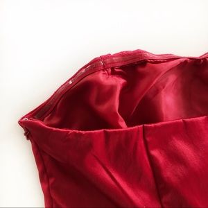 The Limited | Dresses | The Limited Red Satin Dress | Poshmark